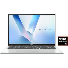 ASUS Notebook »Vivobook 16 M1607KA-MB172W« 40, 6 cm / 16 ′′ AMD Ryzen AI 5 Radeon Graphics 1.000 GB SSD Cool Silver