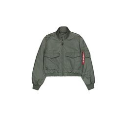 Alpha Industries Jacke Herren Größe XXXL khaki / rot / weiß