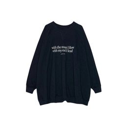 MOSHI MOSHI MIND Rundhalspullover »Pullover November« dark navy onesize onesize Weich und warm