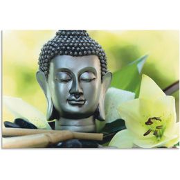 Artland Wandbild »Entspannung und Ruhe mit Buddha« Buddhismus 1 Stk. tlg. als Alubild, Outdoorbild, Leinwandbild, Poster, Wandaufkleber Farbe...