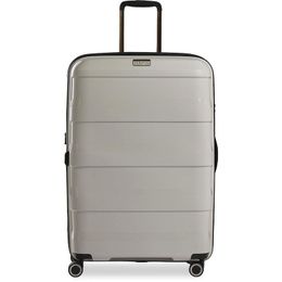 Stratic Hartschalen-Trolley »Straw + L, beige« 105 l 4 Rollen Reisekoffer großer Koffer Aufgabegepäck TSA-Zahlenschloss beige