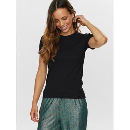 N&uuml;mph N&Uuml;MPH Kurzarmhemd &raquo;T-Shirt NURILEY&laquo; Caviar S - Normalgr&ouml;&szlig;en Normalgr&ouml;&szlig;en S Bequeme und stilvolle T-Shirts f&uuml;r jeden Tag
