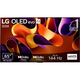 LG OLED-Fernseher »OLED65G48LW« 164 cm/65 ′′ Smart-TV schwarz Neuer leistungsstarker α11 4K AI-Prozessor mit 4K AI Super Upscaling und AI Voice...