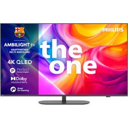 Philips QLED-Fernseher »50PUS9000/12« 126 cm/50 ′′ Smart-TV grau Fuss schwenkbar