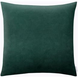 Kissenbezüge Estella "Velvet", tanne, B:50cm L:50cm, Polyester, Obermaterial: 100% Polyester, Kissenbezüge