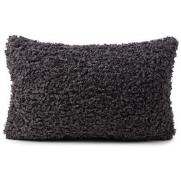 Gözze Dekokissen GÖZZE "Curly Kissen Rolf", anthrazit, unifarben, B:30cm H:10cm L:50cm, Polyester, Dekokissen_Sitzkissen_Kissenhüllen