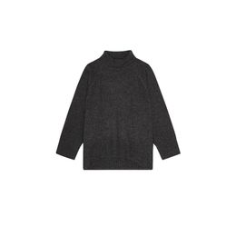 MOSHI MOSHI MIND Rundhalspullover »Pullover Aster« charcoal melange M M Weich und warm