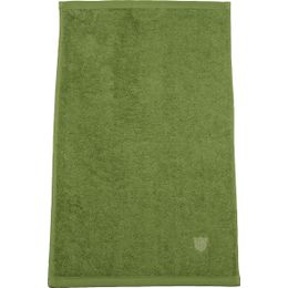 Gästehandtücher Ross "Vita", grün (kiwi), B:30cm L:50cm, Frottier, Obermaterial: 100% Baumwolle, Handtücher, Bestickung Ross-Emblem