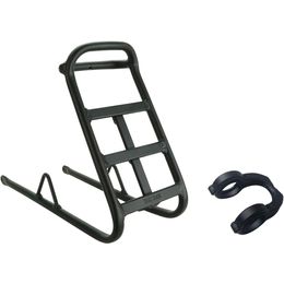 Fahrrad-Gepäckträger SACHSENRAD "Frontgepäckträger C3T/C3V/C3M", schwarz, Gepäckträger, B/H/L: 26cm x 34cm x 13cm, Aluminium, B:26cm H:34cm L:13cm