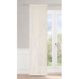 Neutex for you! Schiebegardine NEUTEX FOR YOU "BEAM" Gr. 1, beige (creme), B:60cm H:245cm, Polyester, Gardinen, Abstraktes Muster