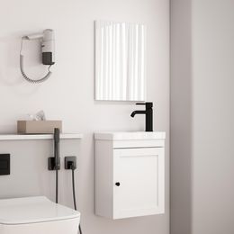 Badezimmer-Set Welltime "Antwerpen", weiß, Kastenmöbel-Sets