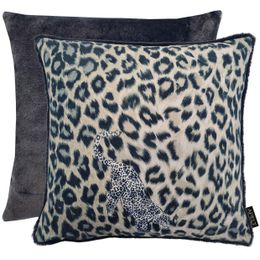 Dekokissen Apelt "Maurice", schwarz (schwarz, natur), B:48cm H:5cm L:48cm, Polyester, Dekokissen_Sitzkissen_Kissenhüllen