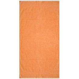 Badetücher Dyckhoff "Kristall", orange (terra), B:70cm L:140cm, Frottier, Obermaterial: 100% Baumwolle, Handtücher, mit Bordüren
