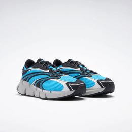 Reebok Herren Laufschuh "ZIG HYPNOTICA", Gr. 44,5core schwarz, barely grau, future cyan, Synthetik, Textil, Schuhe