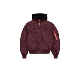 Alpha Industries Jacke Herren Größe S brombeer