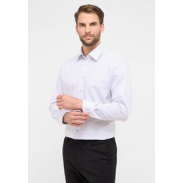 Langarmhemd Eterna "COMFORT FIT", Herren, Gr. 40, Normalgrößen, hellgrau, Popeline, 100% Baumwolle, normal, Manschette, Hemden, NON IRON (bügelfrei)