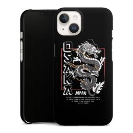 DeinDesign iPhone 14 Handy Premium Case Smartphone Handyh&uuml;lle Schutzh&uuml;lle matt Ocean Dragon Japan Premium Case