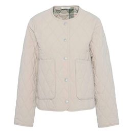 Barbour Steppjacke Monroe Light Sand/Rosemary Tartan (Größe: 16)