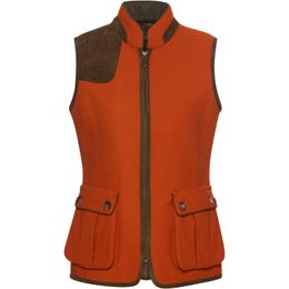 Habsburg Damen Lodenweste Falkenstein Orange (Gr&ouml;&szlig;e: 38)