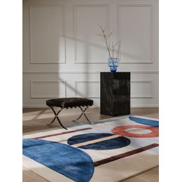 benuta Finest Kurzflor Teppich Totem Multicolor 200x300 cm - Moderner Kurzflor-Teppich für Wohnzimmer