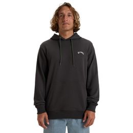 Hoodie Billabong "Arch", Herren, Gr. S, grau (raven), [Hauptstoff] 55% Baumwolle, 25% Baumwolle, 20% Polyester, Sweatshirts