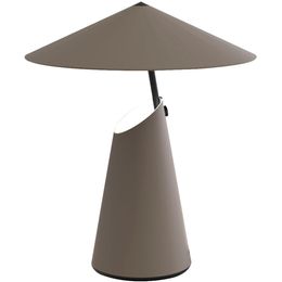 Tischleuchte "Taido", braun, 1, Ø 32cm H: 38cm, 1 Stk., design for the people, Leuchten, Designlampe