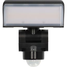 Fa.Brennenstuhl LED Wandstrahler BRENNENSTUHL "WS 2050 SP", schwarz, B:18,3cm H:16,5cm L:17cm, Leuchten, LED Wandstrahler, Bewegungsmelder und Dämmerungssensor