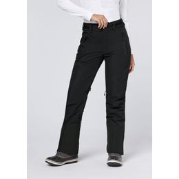 Skihose Chiemsee, Damen, Gr. 38, Normalgrößen, schwarz, light grau, 100% Polyester, Hosen
