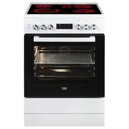 Beko Elektro-Standherd "FSM67320G", Energieeffizienz: A (A+++-D), weiß, Herdsets, mit Restwärmeanzeige