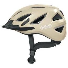 Fahrradhelm Abus "URBAN-I 3.0" Gr. S, beige (cannoli cream), Helme, S Kopfumfang: 51cm - 55cm