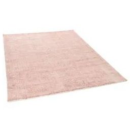 Teppich Tom Tailor HOME "Groove" Gr. 2, rosa (ros&eacute;), B:85cm H:15mm L:155cm, Viskose, Wolle, Teppiche, Teppich, modernes Design, edles Farbspiel, ideal im Wohnzimmer & Schlafzimmer