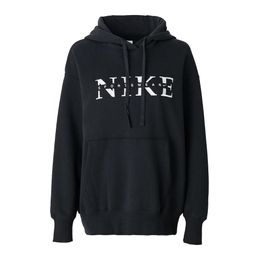 Nike Sportswear Sweatshirt 'PHNX FLC' Damen Gr&ouml;&szlig;e M schwarz / wei&szlig;