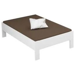 Futonbett Rauch "Aditio", weiß, B:126cm H:50cm L:208cm, Betten, ohne Kopfteil