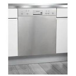 Hanseatic Unterbaugeschirrspüler "HGU6082D137709HI", Energieeffizienz: D (A-G), silber (silberfarben), B:59,8cm H:81,5cm T:57cm, Geschirrspüler