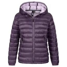 Steppjacke LPO "GILMOUR MELVILLE VI Women", Damen, Gr. 40 (M), lila, 100% Polyester, figurbetont, mit innenliegendem Gummizug, Jacken, auch in Großen Größen erhältlich