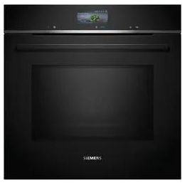 Siemens Backofen mit Mikrowelle "HM736GAB1", schwarz, B:59,4cm H:59,5cm T:54,8cm, Backöfen, Air Fry Funktion für knusprige Ergebnisse & Schnellaufheizungung