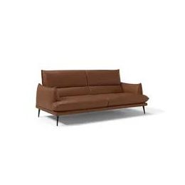 2,5-Sitzer Egoitaliano "FUNNY, hochwertiges und aktuelles Design, bequeme Rückenlehne", braun (erdbraun), B:210cm H:90cm T:95cm, Sofas, toller Sitzkomfort