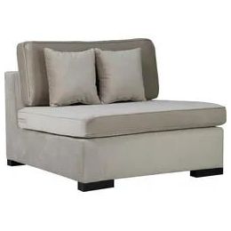 Sofa-Mittelelement Home Affaire "Skara", beige (dunkelbeige), B:90cm H:86cm T:100cm, Polsterelemente, Modul zum eigenen Zusammenstellen, in vielen Bezugsqualit&auml;ten