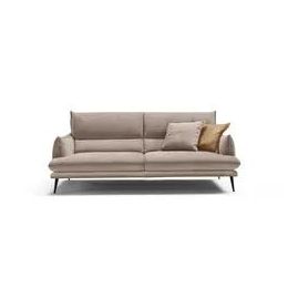 2,5-Sitzer Egoitaliano "FUNNY, hochwertiges und aktuelles Design, bequeme Rückenlehne", beige, B:210cm H:90cm T:95cm, 100% Polyester, Sofas, toller Sitzkomfort