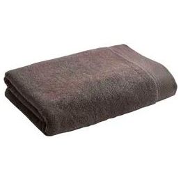 Duschtücher Christy "LUXE", grau (soot), B:76cm L:137cm, Walkfrottier, Obermaterial: 100% Baumwolle, Handtücher, Luxus Duschtücher in Premium Qualität mit 730g/m2, 76x137cm, 2er Set