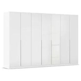 Drehtürenschrank Rauch "Kleiderschrank Schrank Garderobe AGORDO TOPSELLER Schlafzimmer", weiß (alpinweiß, hochglanz weiß), B:315cm H:210cm T:54cm, Holzwerkstoff, Schränke, durchdachte Innenausstattung, in 7 Breiten und 2 Höhen MADE IN GERMANY, Topseller
