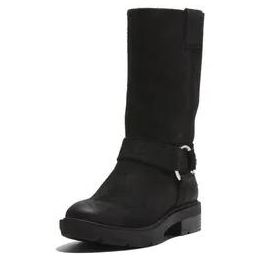 Stiefel Timberland "BRIMFIELD TALL PULL ON BOOT", Damen, Gr. 37, schwarz (schwarz suede), Leder, Schuhe, Winterschuhe, Winterstiefel