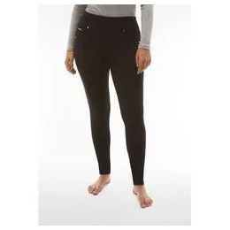 Shapingleggings Freddy "NOW SKINNY YOGA", Damen, Gr. XL (42), N-Gr, schwarz, Web, Obermaterial: 84% Baumwolle, 16% Elasthan, figurbetont lang, Hosen, mit Lifting & Shaping Effekt und Umschlagbund