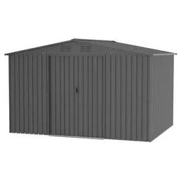 Gerätehaus Tepro "Flex Shed XXL", grau (anthrazit), Stahlblech, Gerätehäuser, Metall