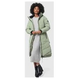 Winterjacke Marikoo "Benikoo", Damen, Gr. 3XL, grün (smokey mint), Obermaterial: 92% Nylon, 8% Elasthan; Futter: 100% Polyester; Wattierung: 100% Polyester; Ärmelfutter: 100% Polyester, Jacken, langer Winter Mantel gesteppt, Topseller