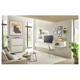 Büromöbel-Set Inosign "CiTY/GiRON", weiß, B:460cm H:180cm T:40cm, Arbeitsmöbel-Sets, Home Office, Wandsekretär