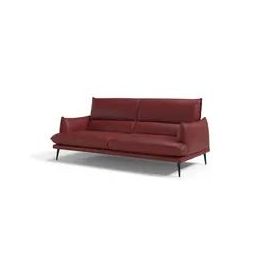 2,5-Sitzer Egoitaliano "FUNNY, hochwertiges und aktuelles Design, bequeme Rückenlehne", rot (burgundy), B:210cm H:90cm T:95cm, Sofas, toller Sitzkomfort
