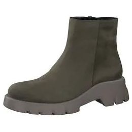Stiefelette Paul Green "Paul Green Stiefelette Nubukleder", Damen, Gr. 40, grün (olive), Nubukleder, Schuhe