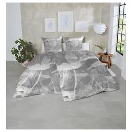 Bettwäsche Primera "Feinbiber-Bettwäsche", grau (grau, bügeln bei mittlerer temperatur, trocknergeeignet, chemische reinigung nicht erlaubt, nicht bleichen), B/L: 155cm x 220cm, 1 Stk., 1 Stk., Mako-Satin, B/L: 80cm x 80cm, 2 Stk., Mako-Satin, Obermaterial: 100% Baumwolle, Bettwäsche, samtweich und natürlich aus reiner Baumwolle