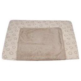 Wickelauflagenbezug Sterntaler "Bauernhof", beige (sand), B:90cm L:80cm, Baumwolle, Polyester, Wickelauflagenbezüge